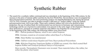 Use of fabrics in rubber artifacts | PPTX