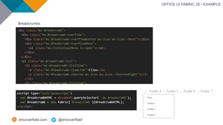 Use office ui fabric react to build beauty with SharePoint | PPTX