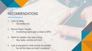 Use office ui fabric react to build beauty with SharePoint | PPTX