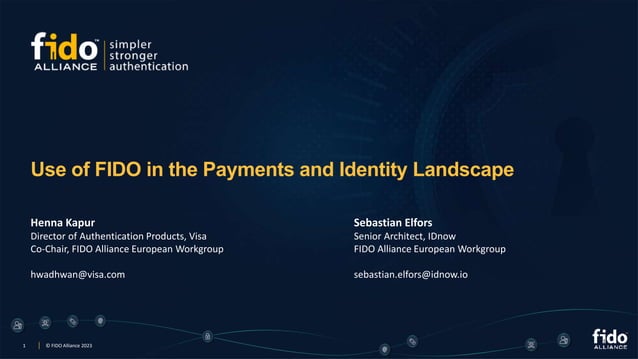 Use of FIDO in the Payments and Identity Landscape: FIDO Paris Seminar.pptx