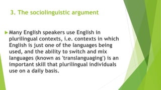 Use of first language in teaching second language. dr.ghobadirad ...