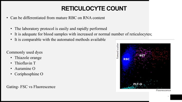 Use of flow cytometry in non neoplastic hematologic conditions | PPTX