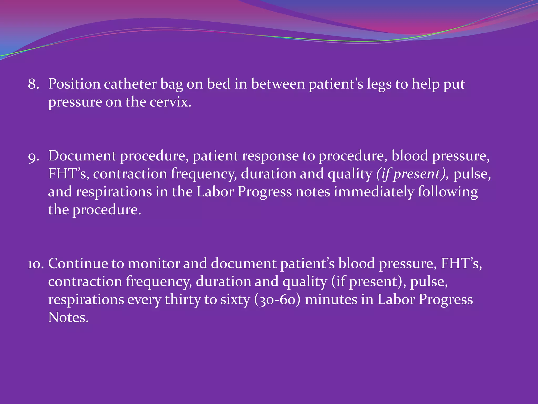 Use of foley catheter for cervical ripening | PPTX
