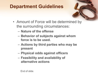 Use Of Force 09 | PPSX