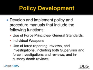Use of Force Seminar with Eric Daigle | PPTX