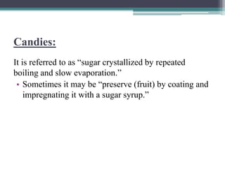 Use of functional compounds in chocolates,candies | PPT