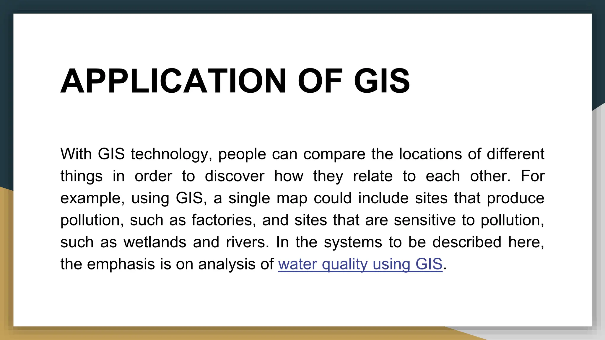 USE OF GIS in water quality monitoring.pptx
