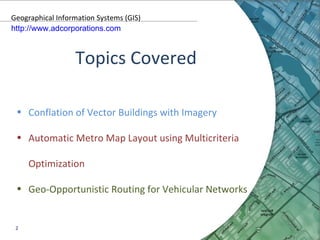 Optimizing GIS based Systems | PPT | Computer Networking | Computing