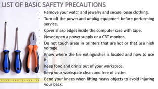 Use of hand tools | PPTX