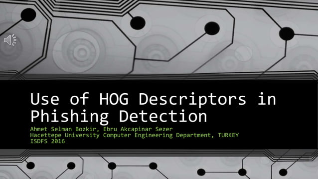 Use of hog descriptors in phishing detection | PPT