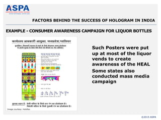 Use of holograms as security and authentication devices in india | PDF