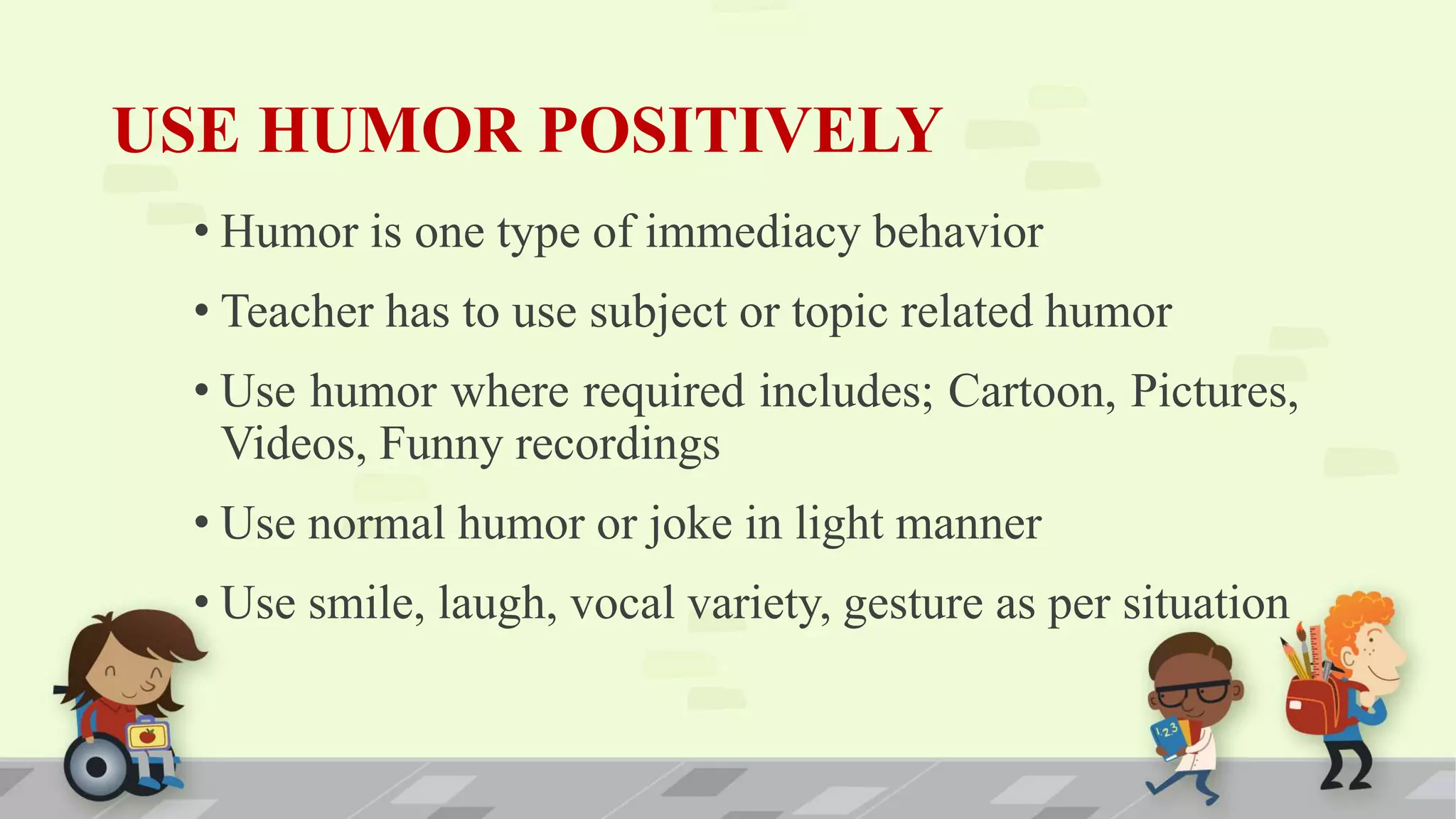 Use of humor in teaching | PPTX