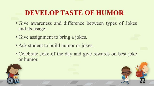 Use of humor in teaching | PPTX | Secondary Education | Education