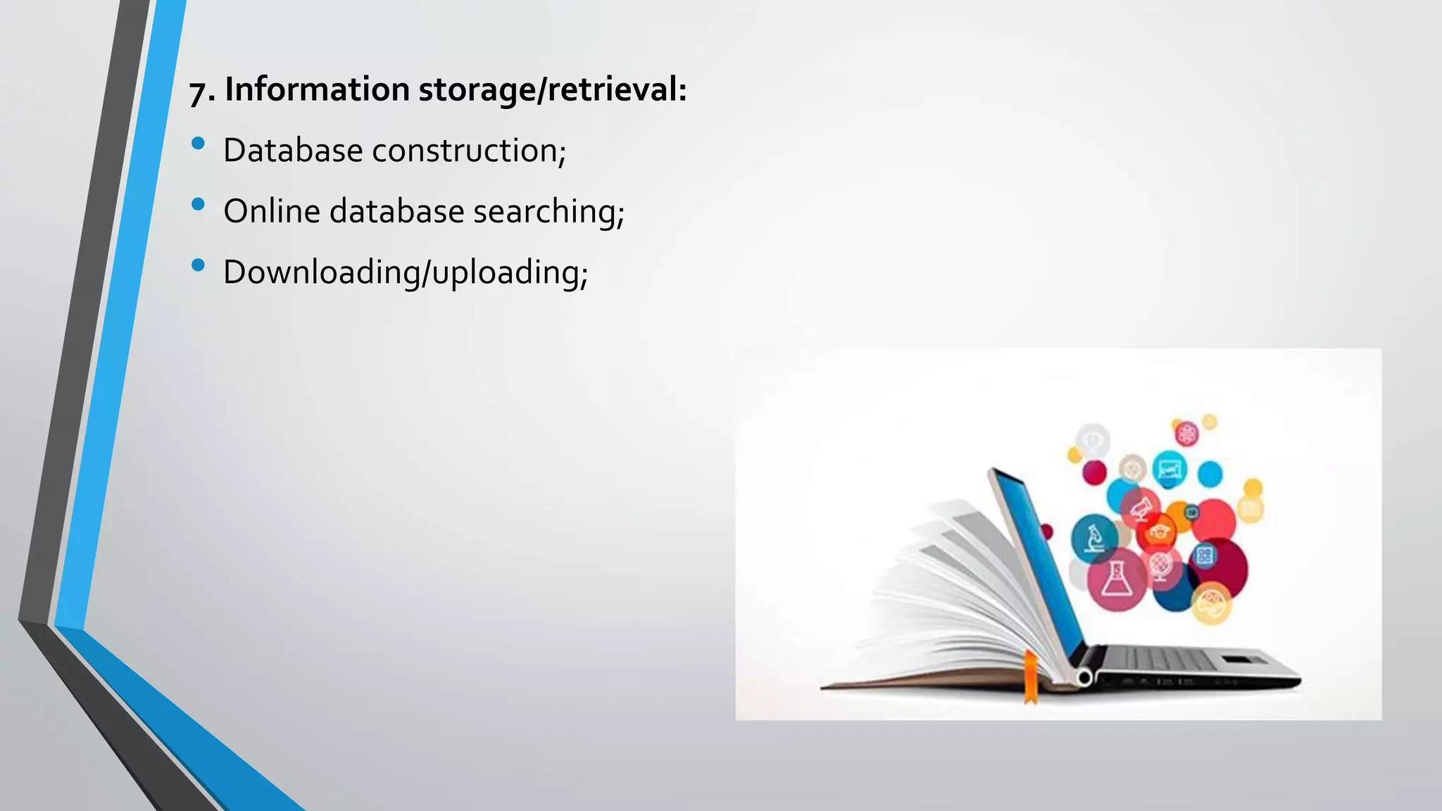 Use of ict in a library | PPTX