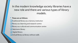 Use of ict in a library | PPTX