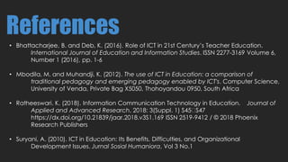 Use of ICT in Education | PDF