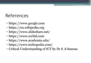 USE OF ICT FOR ACADEMIC SUPPORT ONLINE DISCUSSION FORUM | PPT