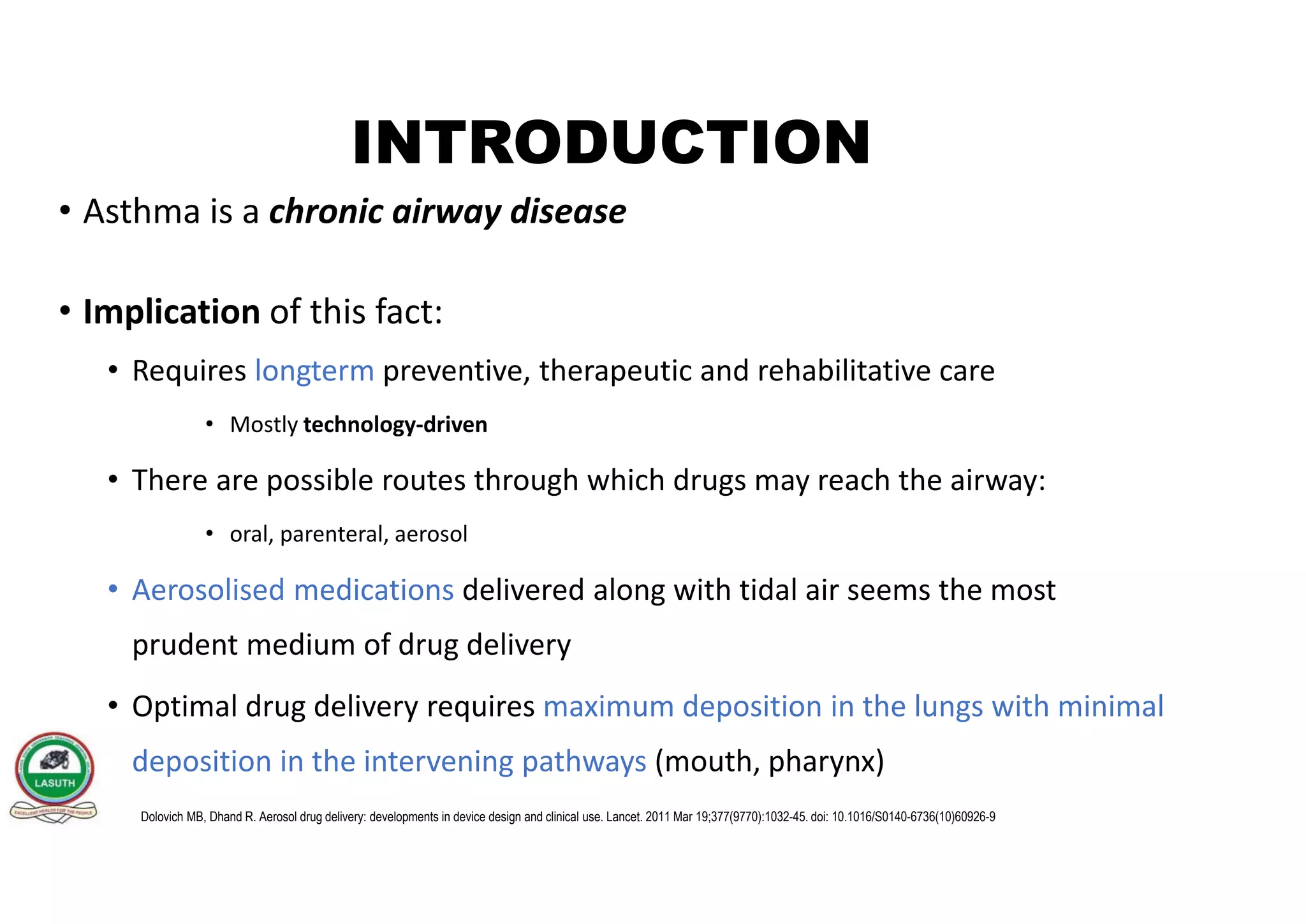 Use of inhalational devices in asthma Care | PDF