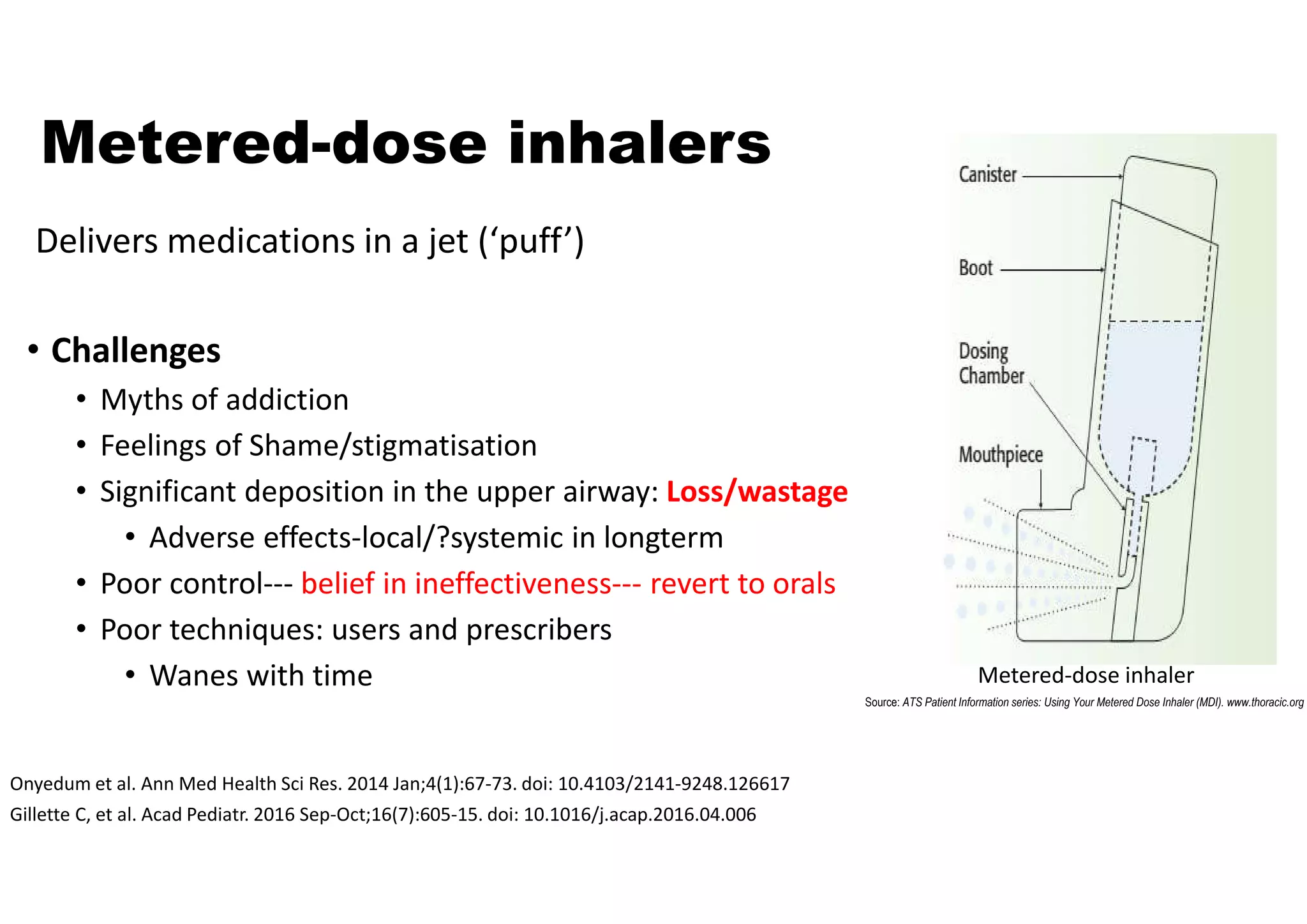 Use of inhalational devices in asthma Care | PDF