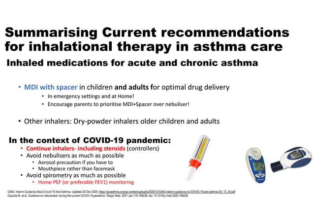 Use of inhalational devices in asthma Care | PDF | Lung and Respiratory ...