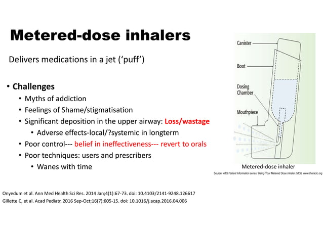 Use of inhalational devices in asthma Care | PDF | Lung and Respiratory ...