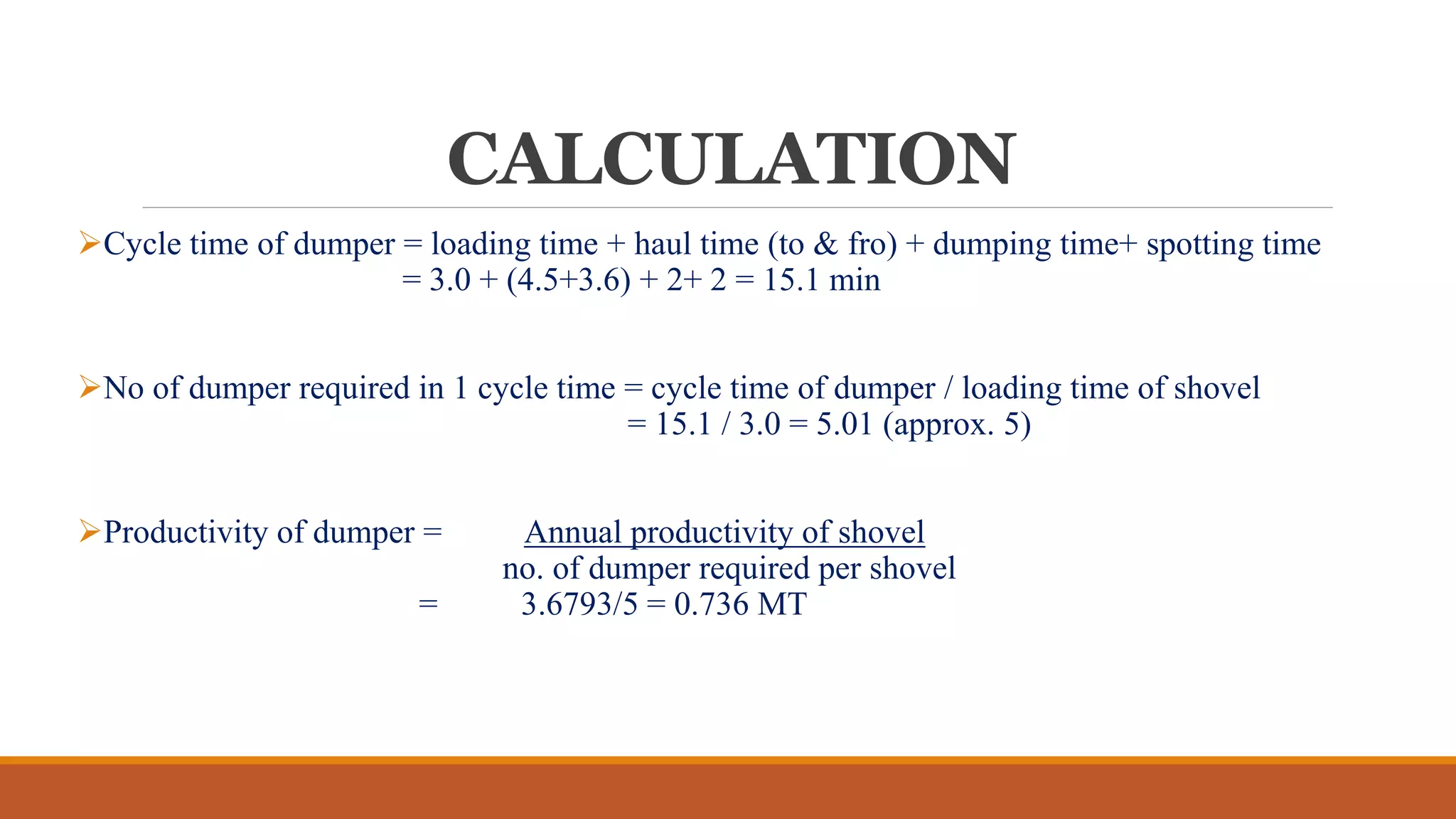 Use of Integrated loader dumper over Shovel dumper combination | PPTX