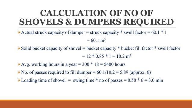 Use of Integrated loader dumper over Shovel dumper combination | PPTX
