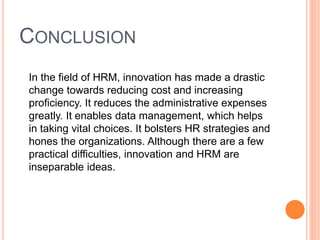 Use of Information Technology in Human Resource Management | PPTX