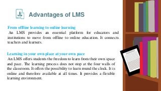Use of Learning Management System for elearning.ppt