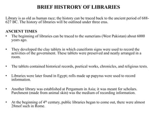 Use of library | PPTX