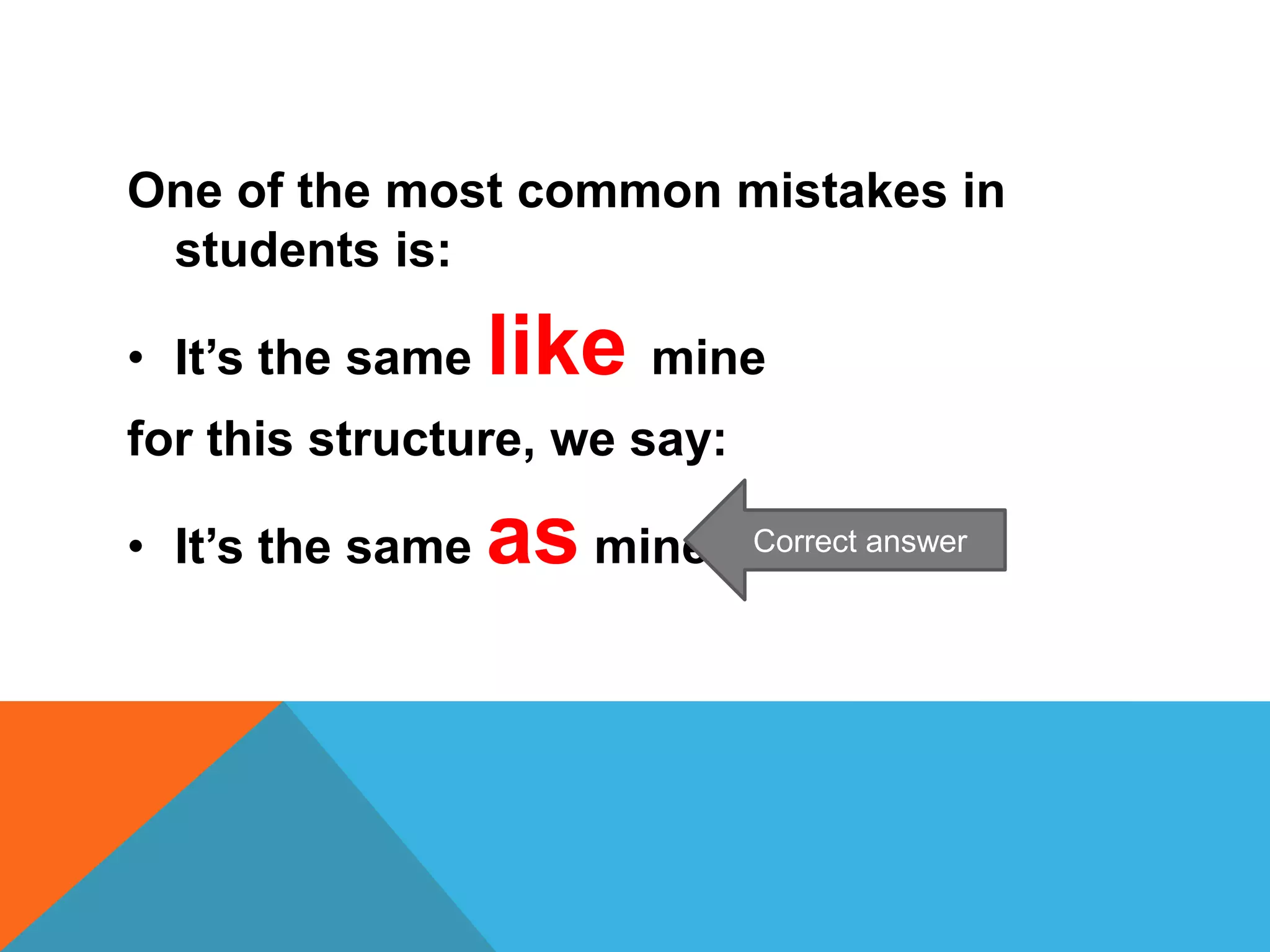 Use of like and as | PPTX