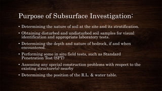 MATLAB Modeling of SPT and Grain Size Data in Producing Soil Profile | PPT | Geology | Science