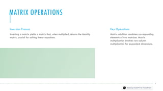 Uses of Matrices in Data Science.pptx