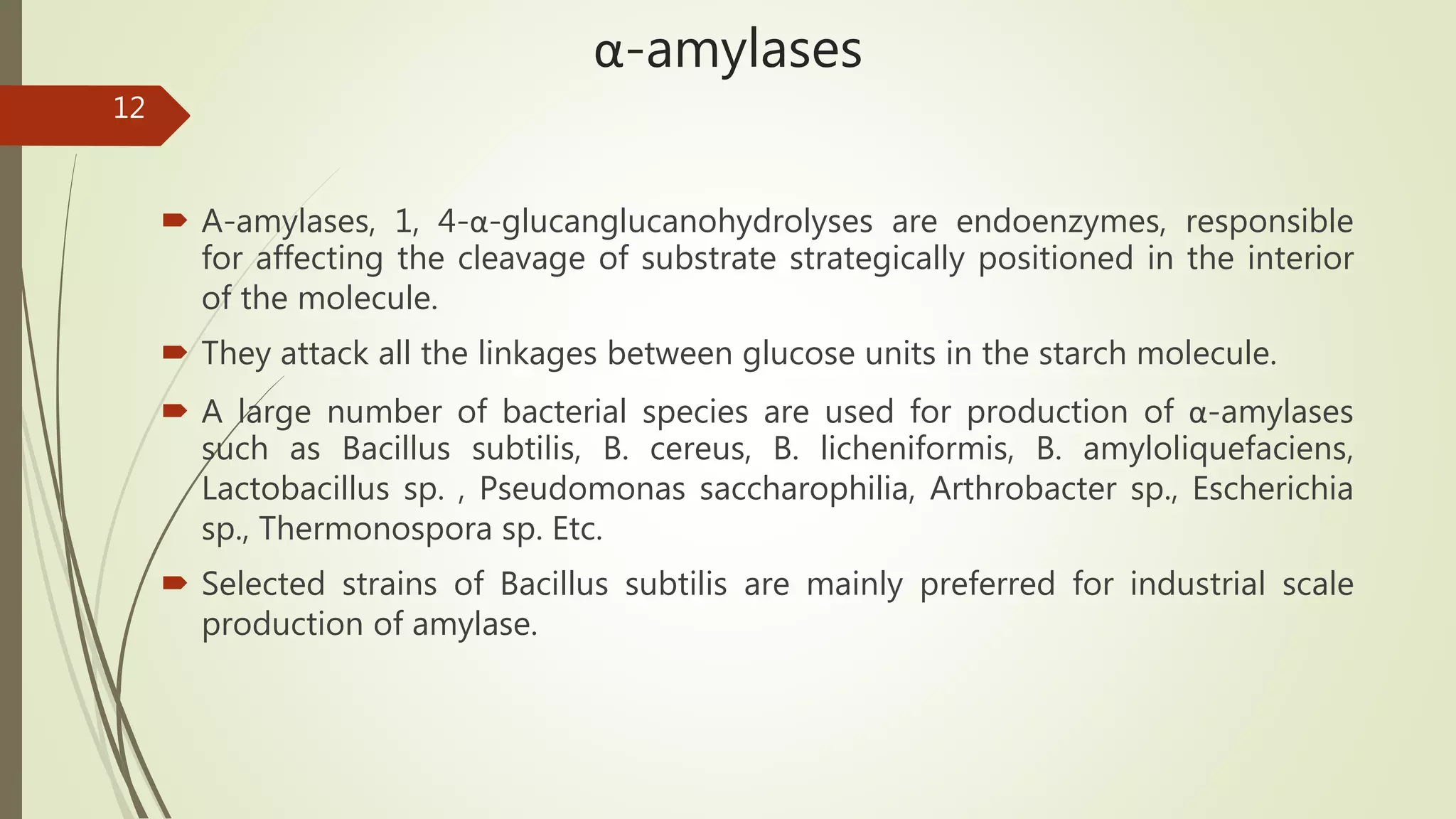 Use of microbes & enzyme amylase | PPTX