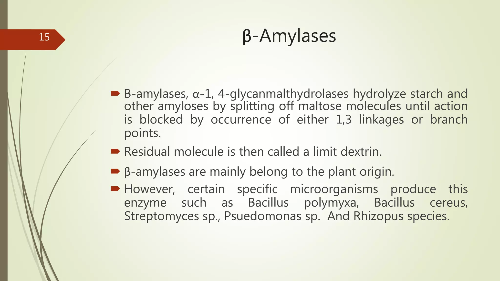 Use of microbes & enzyme amylase | PPTX