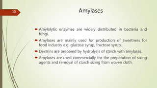 Use of microbes & enzyme amylase | PPTX