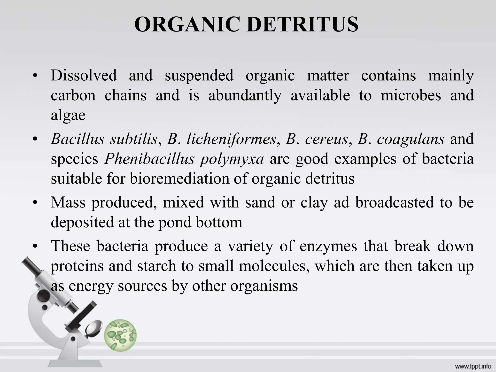 USE OF MICROBES IN AQUACULTURE.ppt presentation | PPT