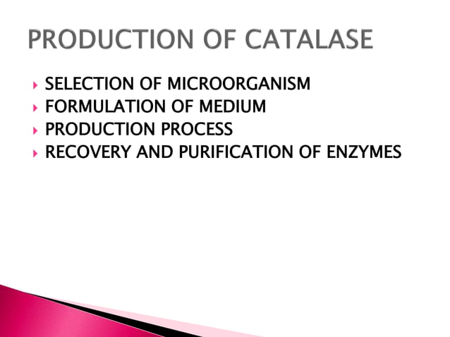 Use of microbes in industry. Production of enzymes-General ...