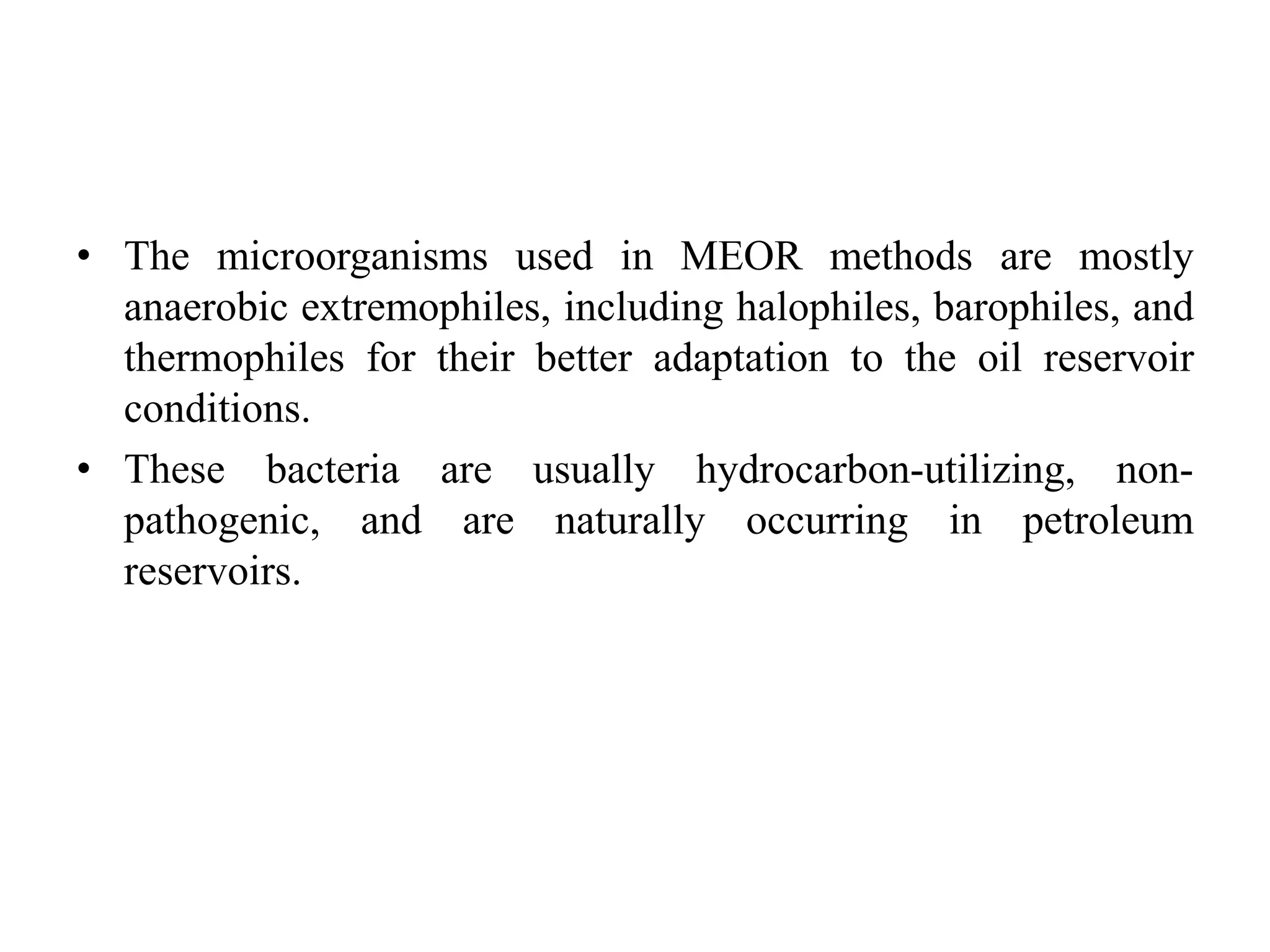 Use of microbes in mineral benefication and oil recovery | PPTX