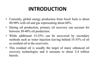 Use of microbes in mineral benefication and oil recovery | PPTX