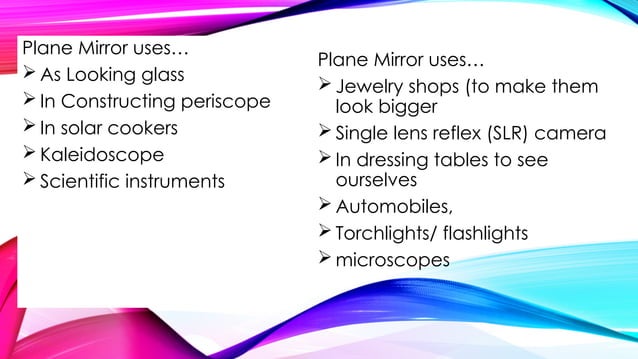 Use of mirrors science science science.pptx