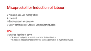 Use of misoprostol for induction of labour mpdrs.pptx
