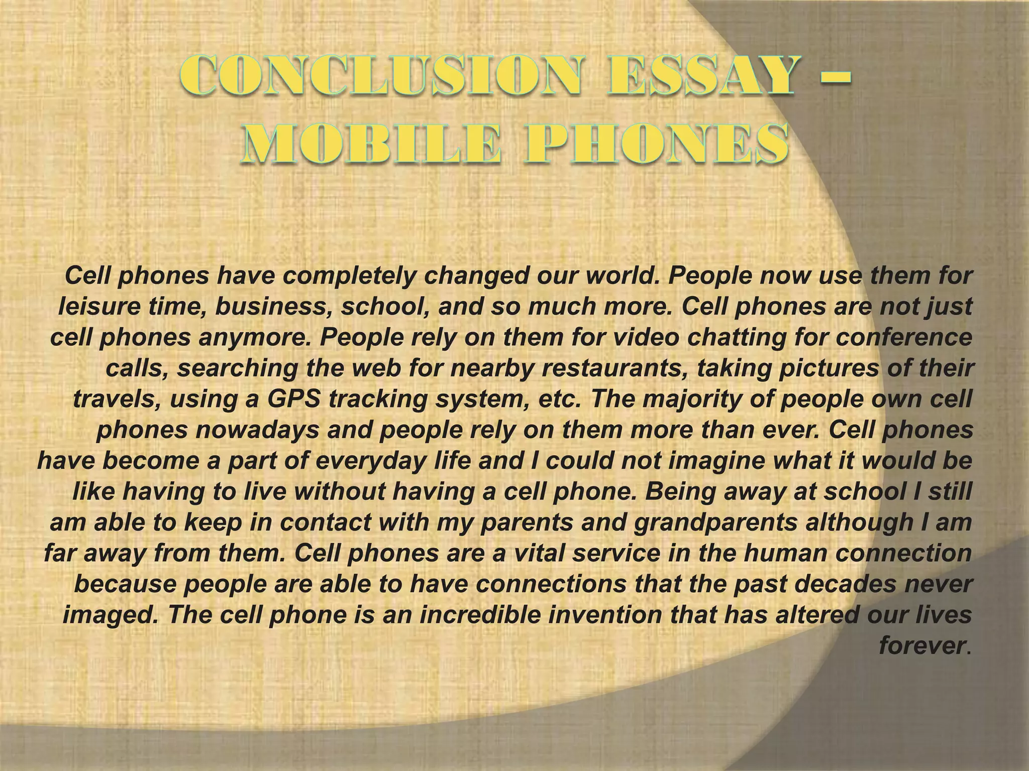 USE OF MOBILE PHONE IN SCHOOLS/COLLEGES | PPTX | Phone Services | Home Utilities