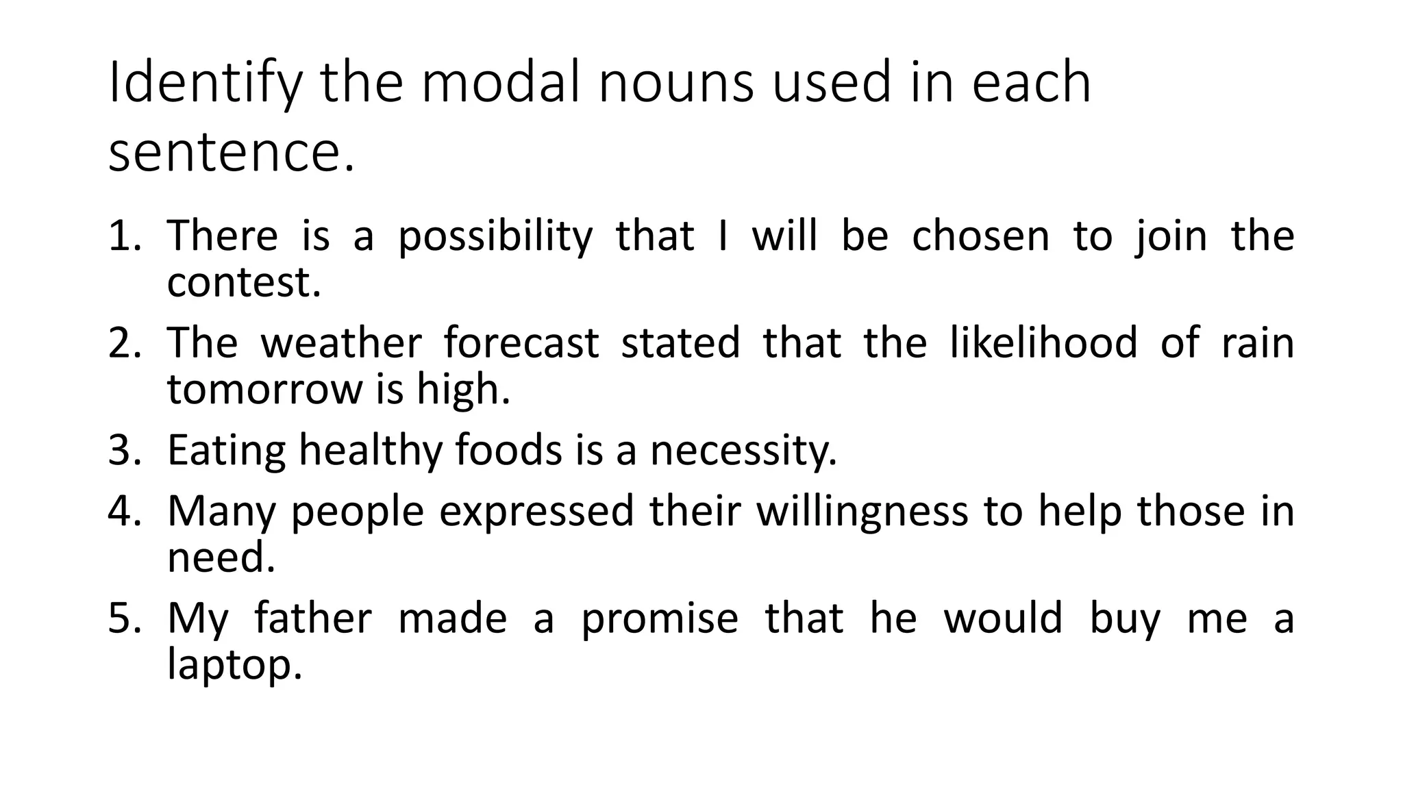 Use of Modal Verbs, Nouns, and.pptx | Medical Health