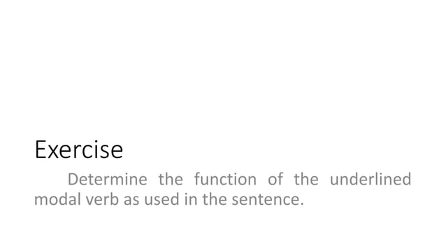 Use of Modal Verbs, Nouns, and.pptx | Medical Health