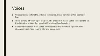 Use of music and sound in horror | PPT