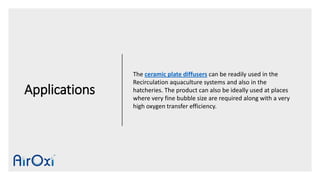 Use Of Nano Bubble Ceramic Plate Diffusers For High Efficiency Aeration ...