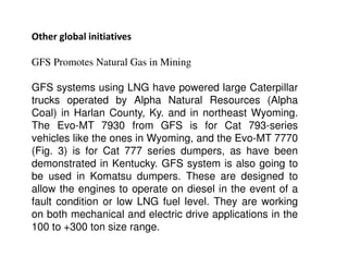 Use of natural gas as fuel in mines | PDF