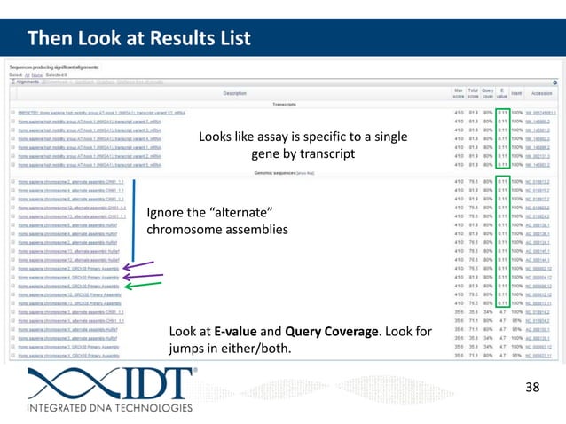 Use of NCBI Databases in qPCR Assay Design | PPTX | Databases | Computer Software and Applications
