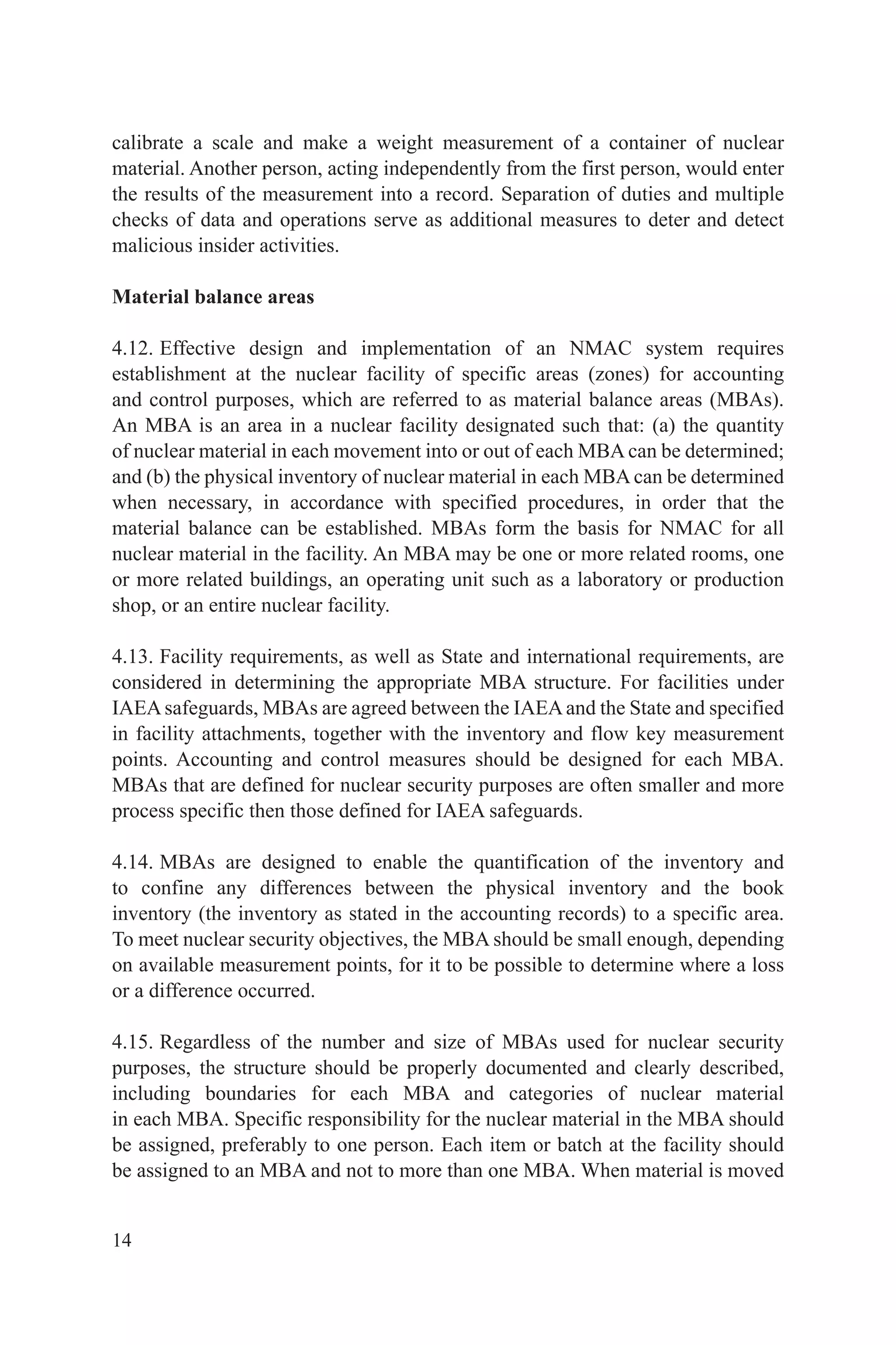 Use of Nuclear Material Accounting and Control for Nuclear Security ...